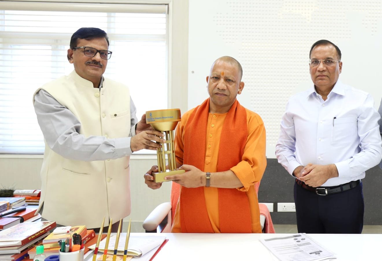 National Water Award handed over to CM Yogi
